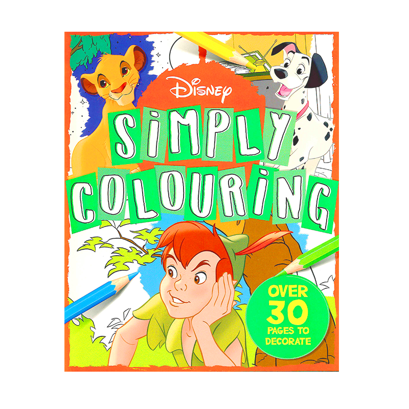 Learning is Fun. DISNEY SIMPLY COLORING
