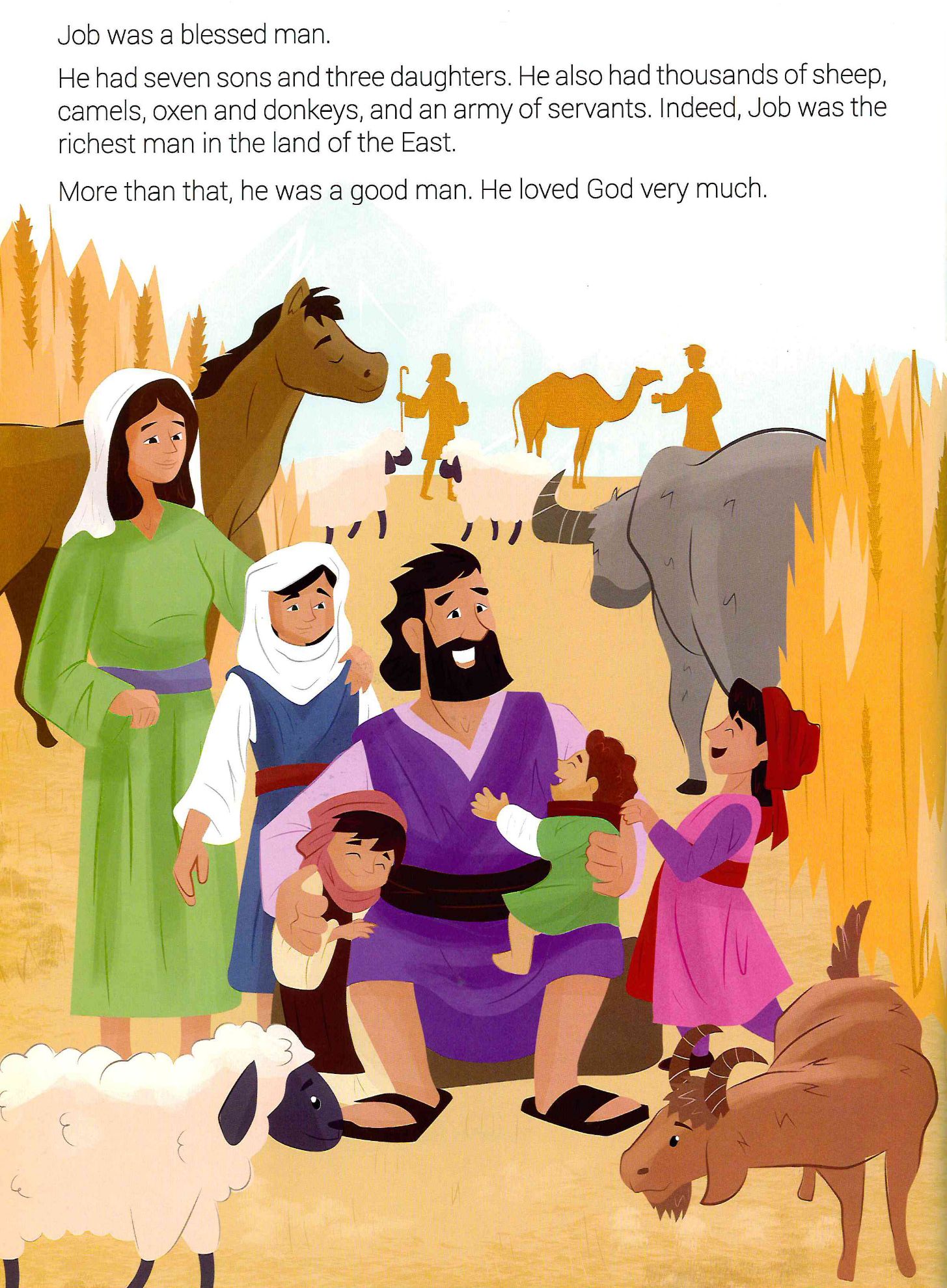 Learning is Fun. SMART KIDS BIBLE STORIES-JOB AND THE TEST OF FAITH