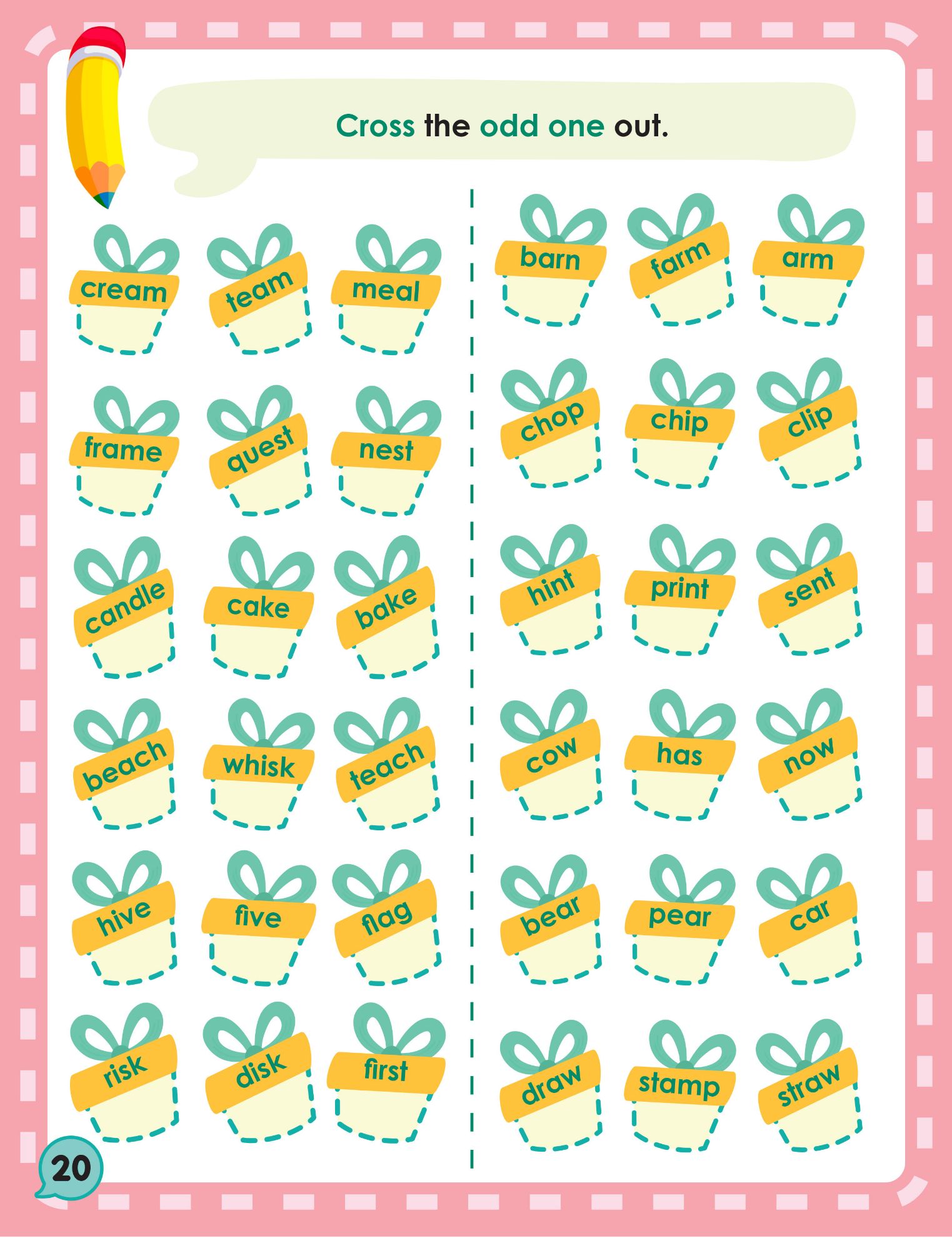 Learning is Fun. SMART KIDS SIMPLE ENGLISH-RHYMING WORDS