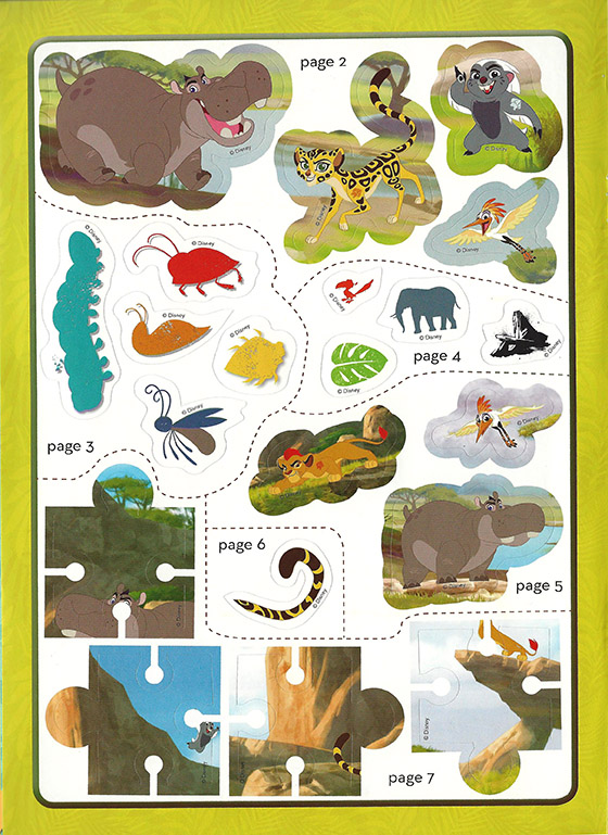 Learning is Fun. DISNEY STICKER PLAY-LION GUARD