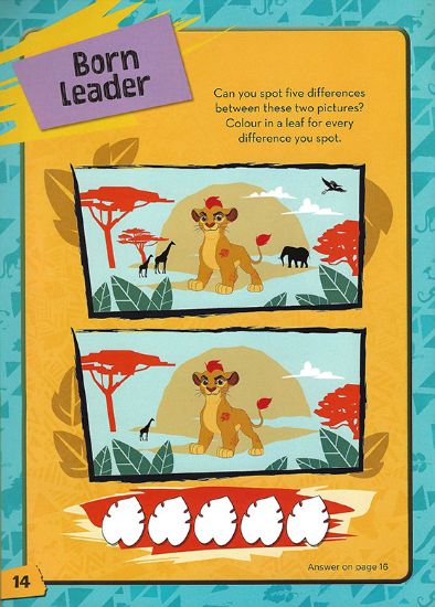 Learning is Fun. DISNEY STICKER PLAY-LION GUARD
