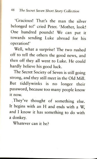 Learning is Fun. BLYTON THE SECRET SEVEN SHORT STORY COLLECTION