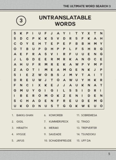 Learning is Fun. THE ULTIMATE WORD SEARCH PUZZLE BOOK 3