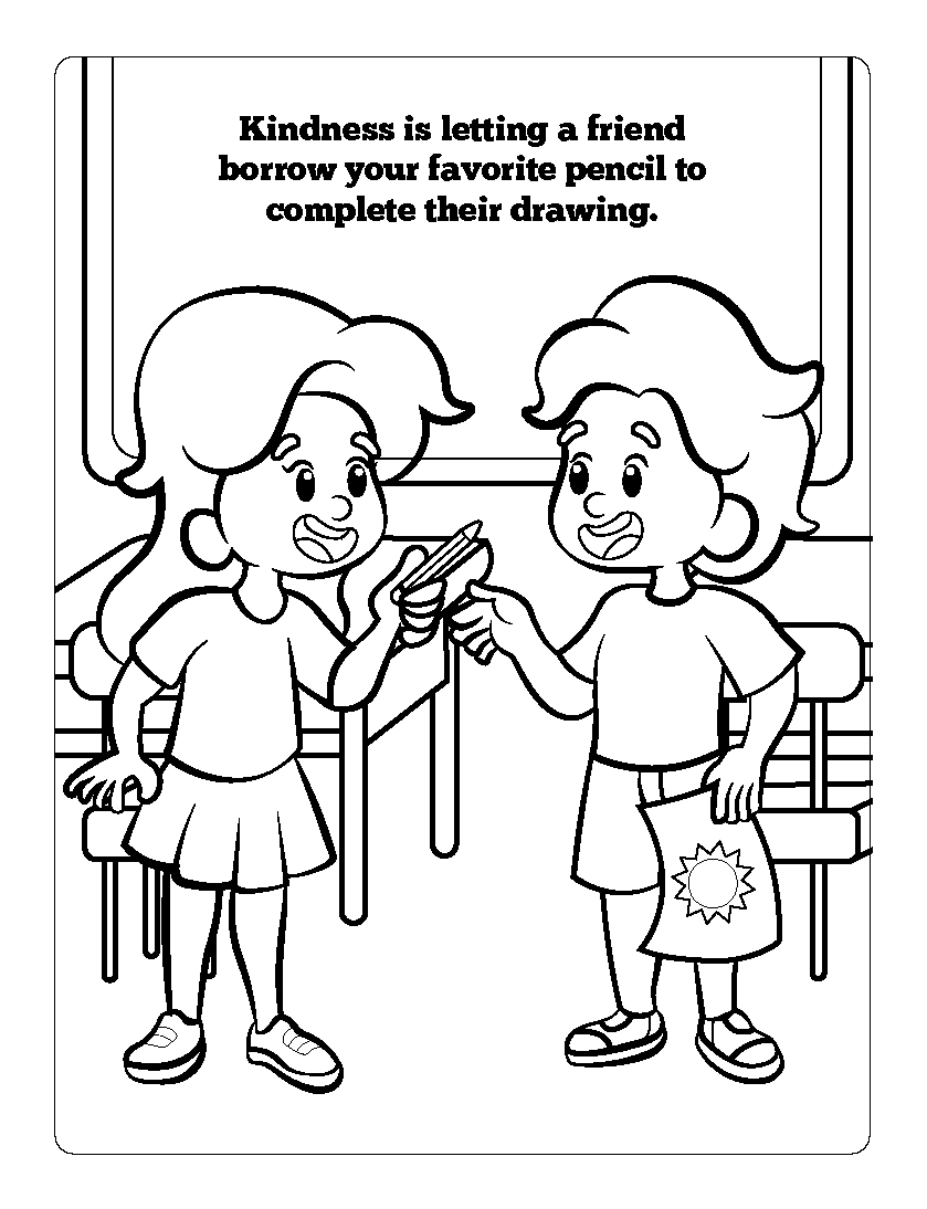 Learning is Fun. SMART KIDS COLORING BOOK WITH KINDNESS