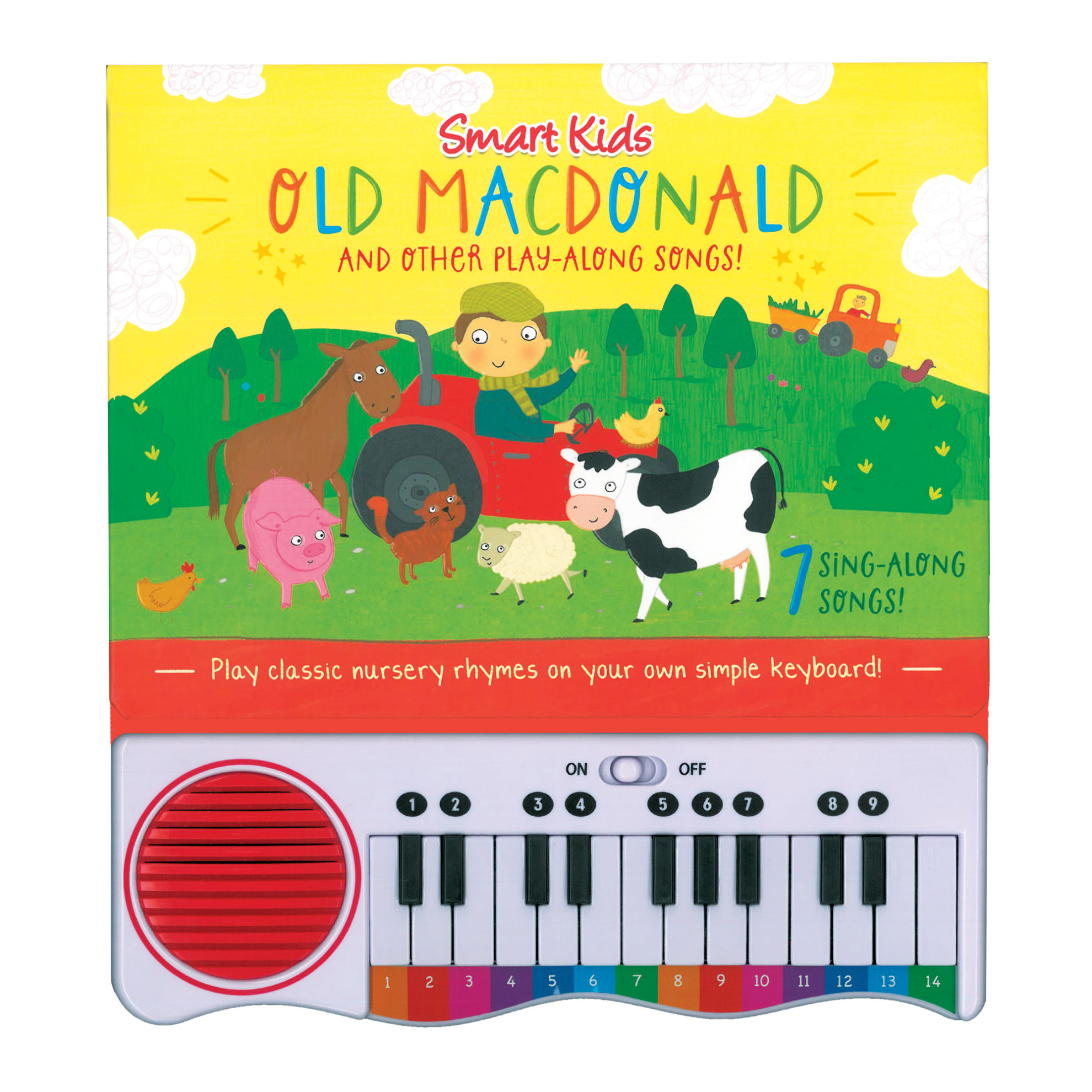 Learning is Fun. SMART KIDS PIANO BOOK WITH EVA FOAM-OLD MACDONALD